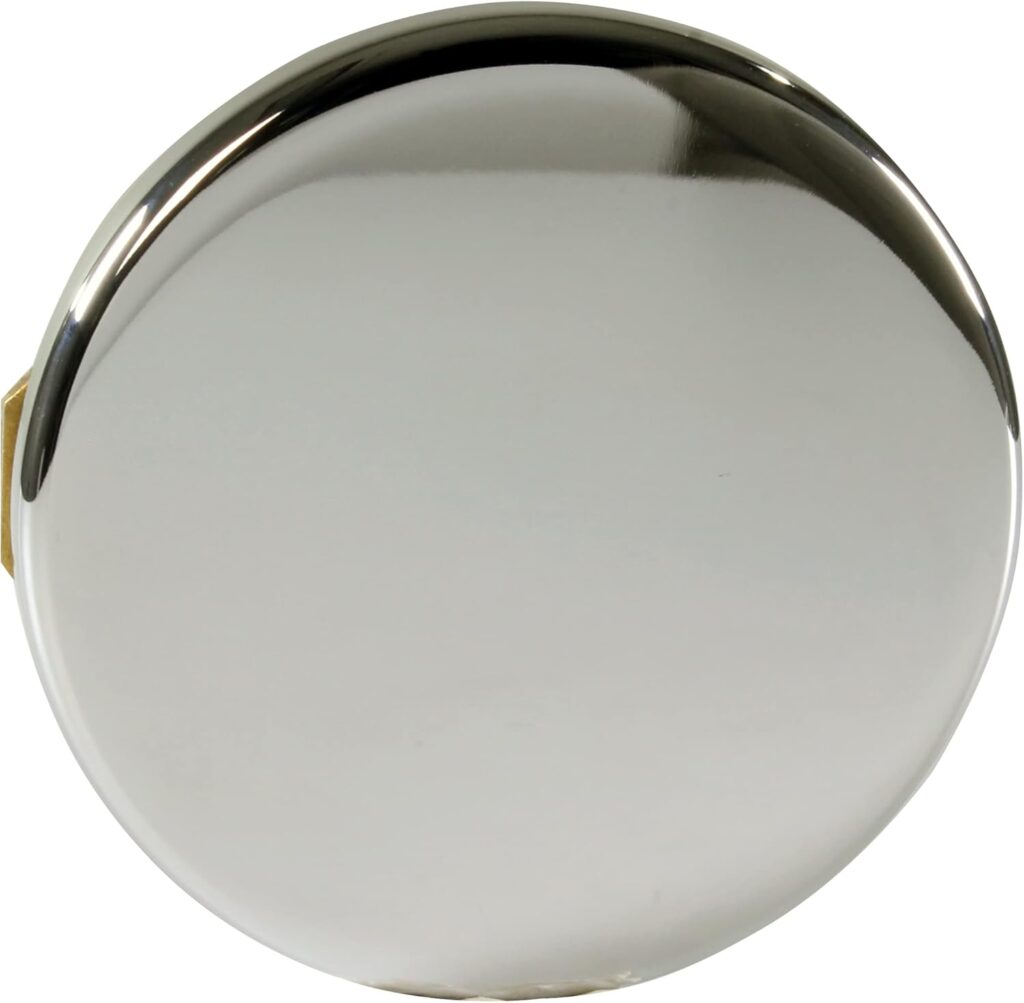 12″ & 4″ Bath Waste & Overflow Assembly with Tip-Toe Drain Plug and ...