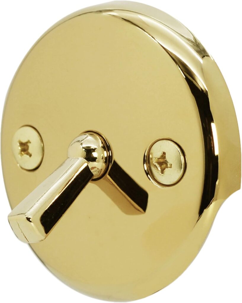 White 1-1/2″ Tubular Trip Lever Bath Waste Drain Kit – Westbrass