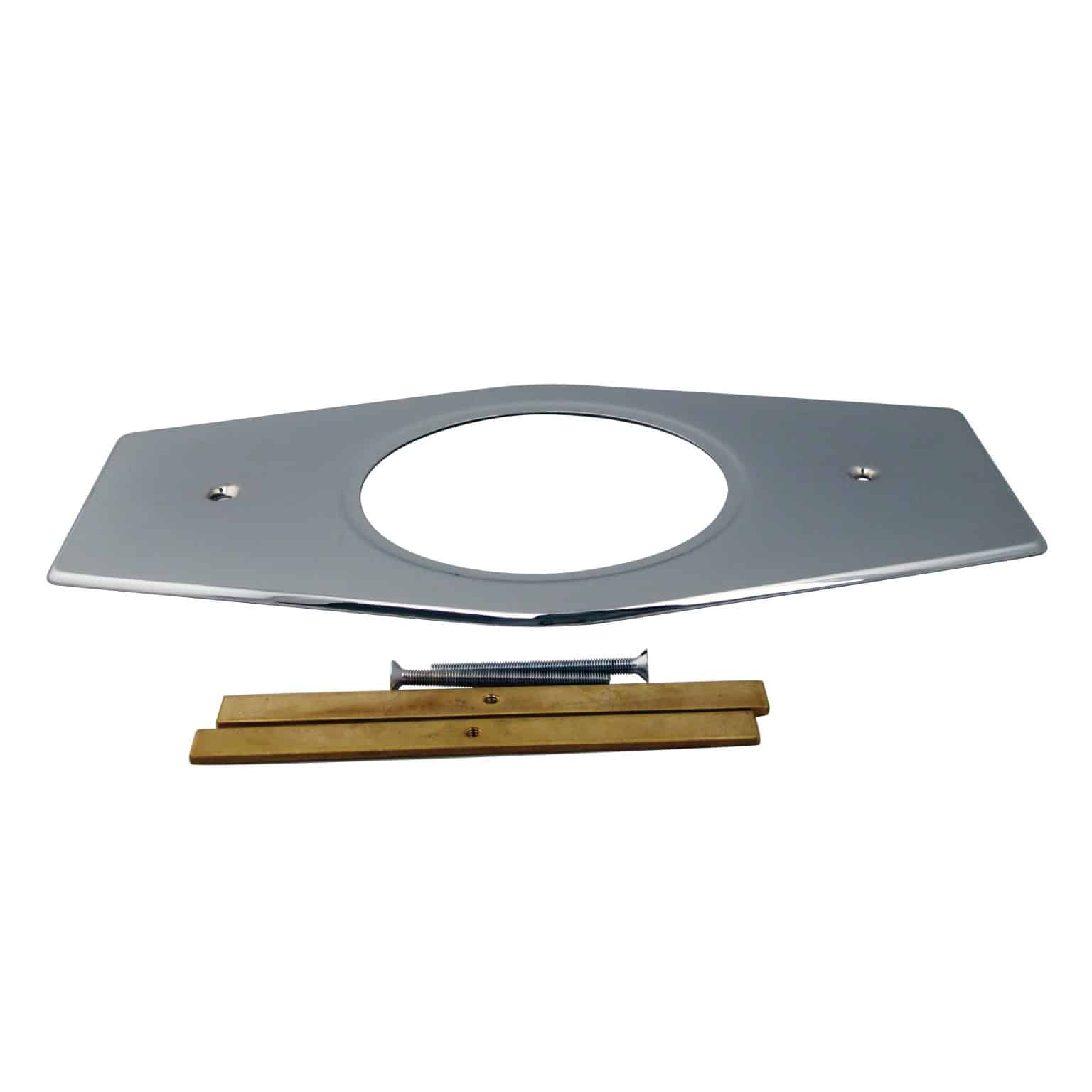One-Hole Remodel Plate for Moen and Delta – Westbrass